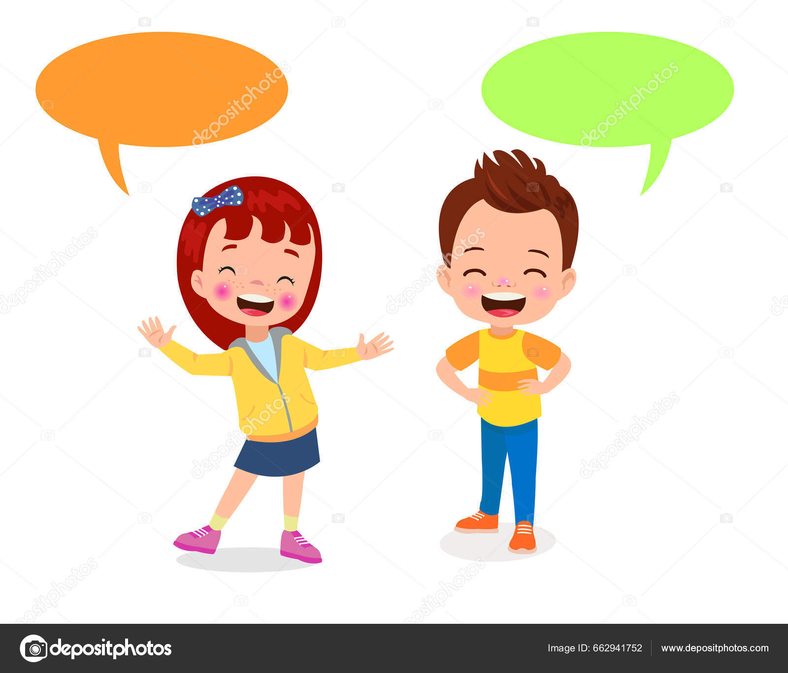 Kids Talking Speech Bubble Stock Vector by ©Veyselcelikdemir 662941752 Kids Talking Speech Bubble Stock Vector by ©Veyselcelikdemir 662941752
