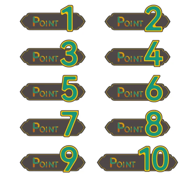 15,560,650 Lista de puntos Vector Images | Depositphotos