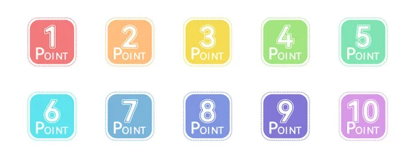 15,560,650 Lista de puntos Vector Images | Depositphotos