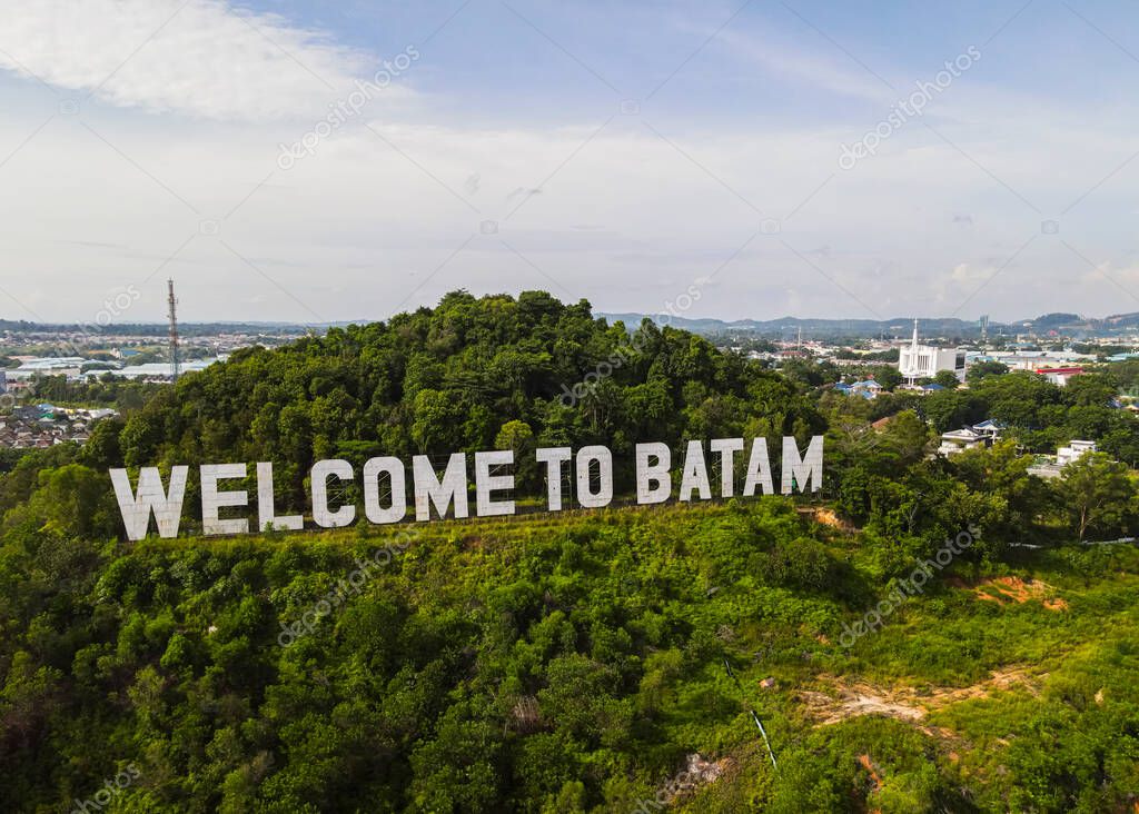 Welcome to Batam, a landmark to welcome tourists visiting Batam City ...