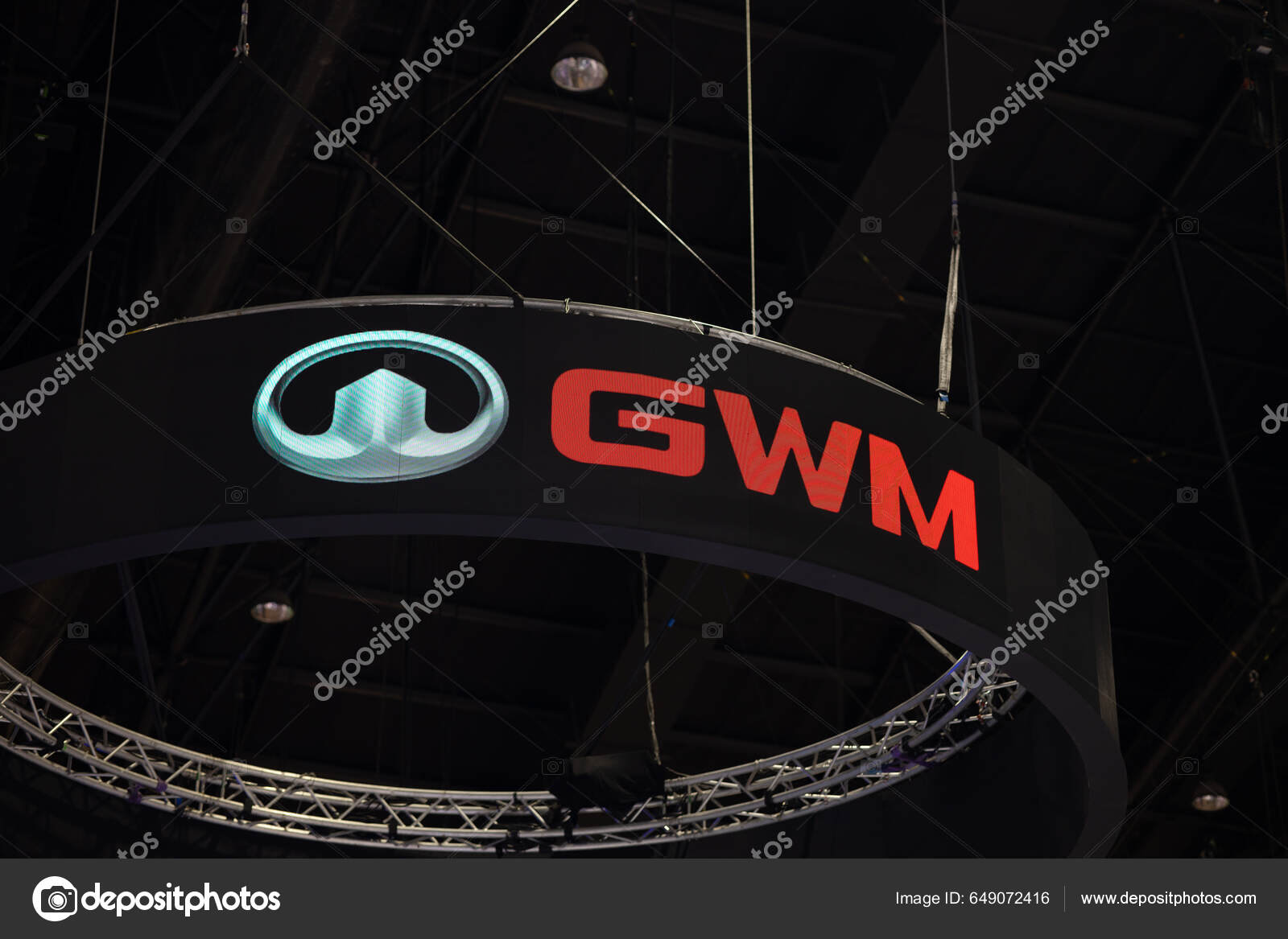 Great Wall Motors Ltd Gwm Firmenlogo Auf Dem Moto Expo — Redaktionelles ...