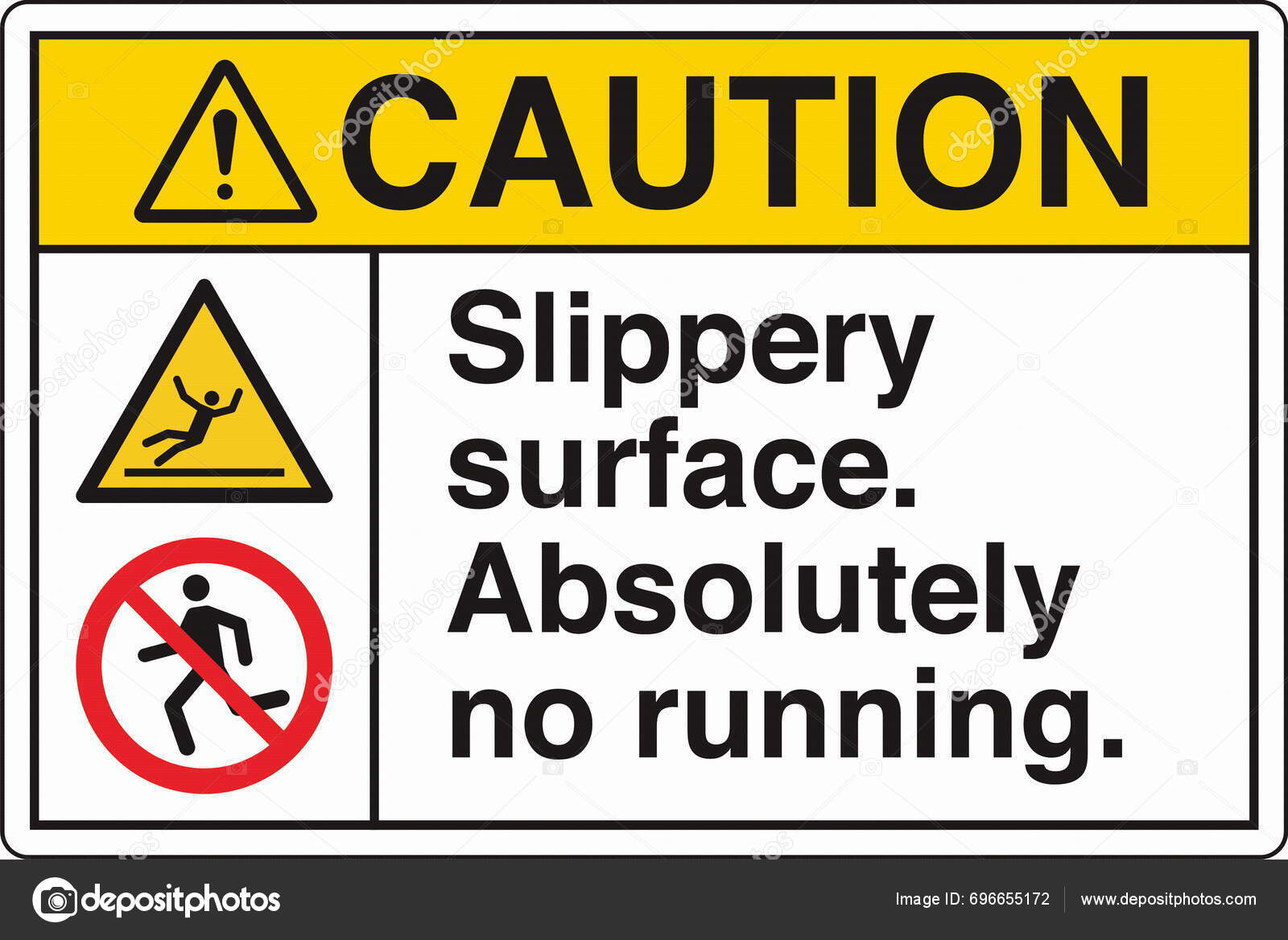 Ansi Z535 Safety Sign Marking Label Two Symbol Pictogram Standards ...