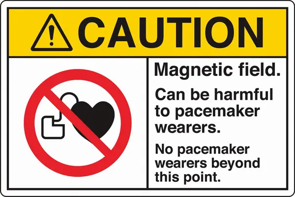 Osha Safety Sign Marking Label Pictogram Standards Warning Pacemaker ...