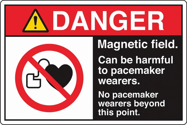 Osha Safety Sign Marking Label Pictogram Standards Warning Pacemaker ...