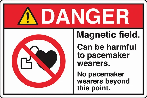 Osha Safety Sign Marking Label Pictogram Standards Warning Pacemaker ...