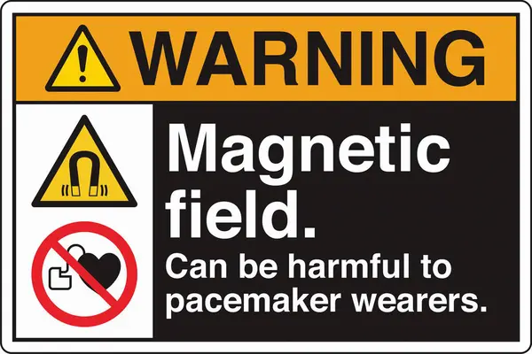Osha Safety Sign Marking Label Pictogram Standards Warning Pacemaker ...