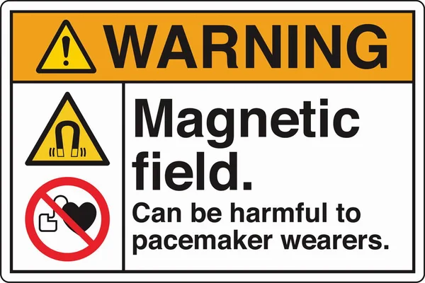 Osha Safety Sign Marking Label Pictogram Standards Warning Pacemaker ...