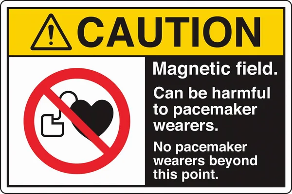Osha Safety Sign Marking Label Pictogram Standards Warning Pacemaker ...