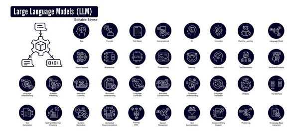 Inner Workings Large Language Model Building Blocks Powerful Language Demystifying Stock Vector ...