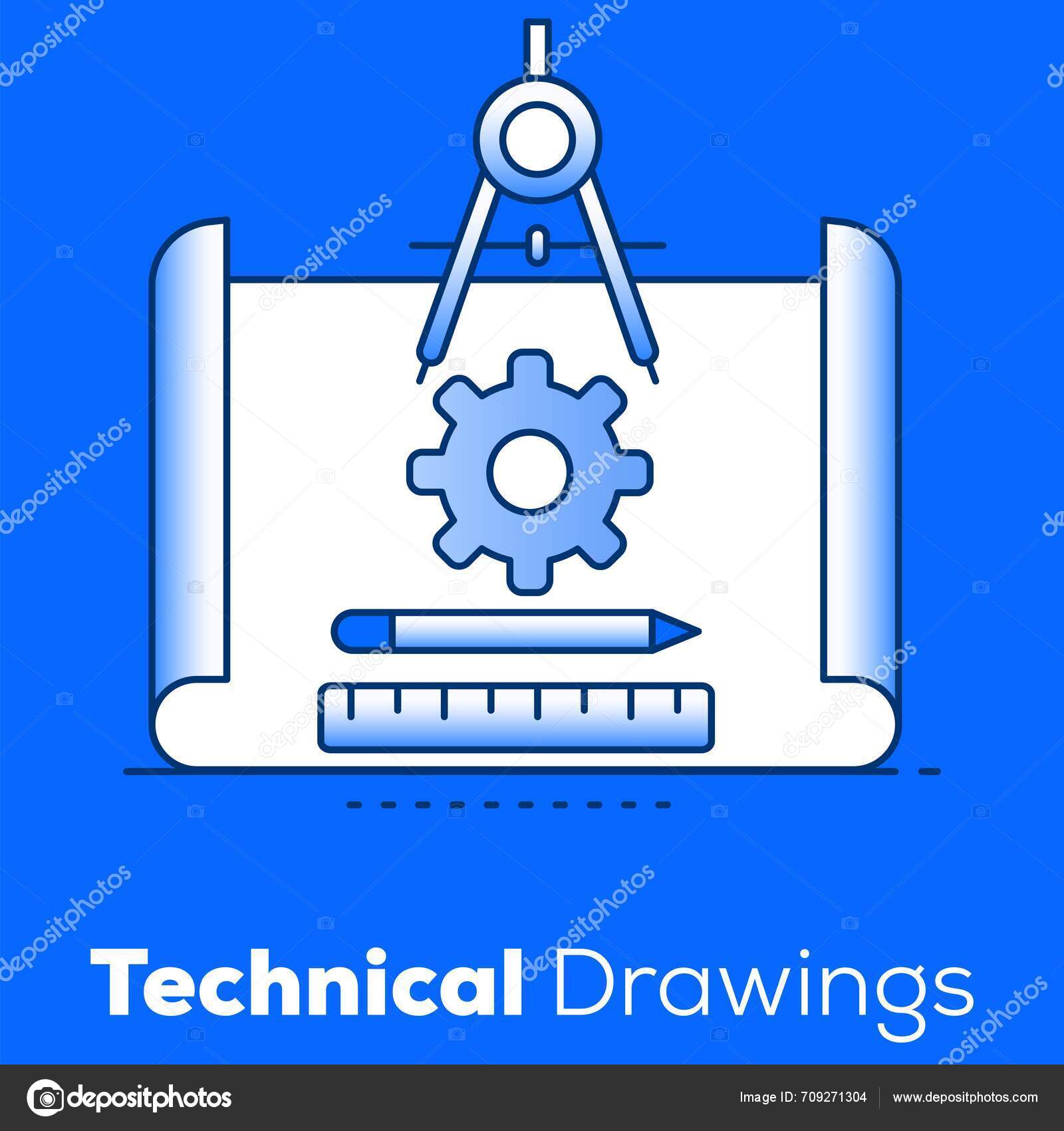 Technical Drawings Diagrams Unlock Precision Engineering Detailed ...