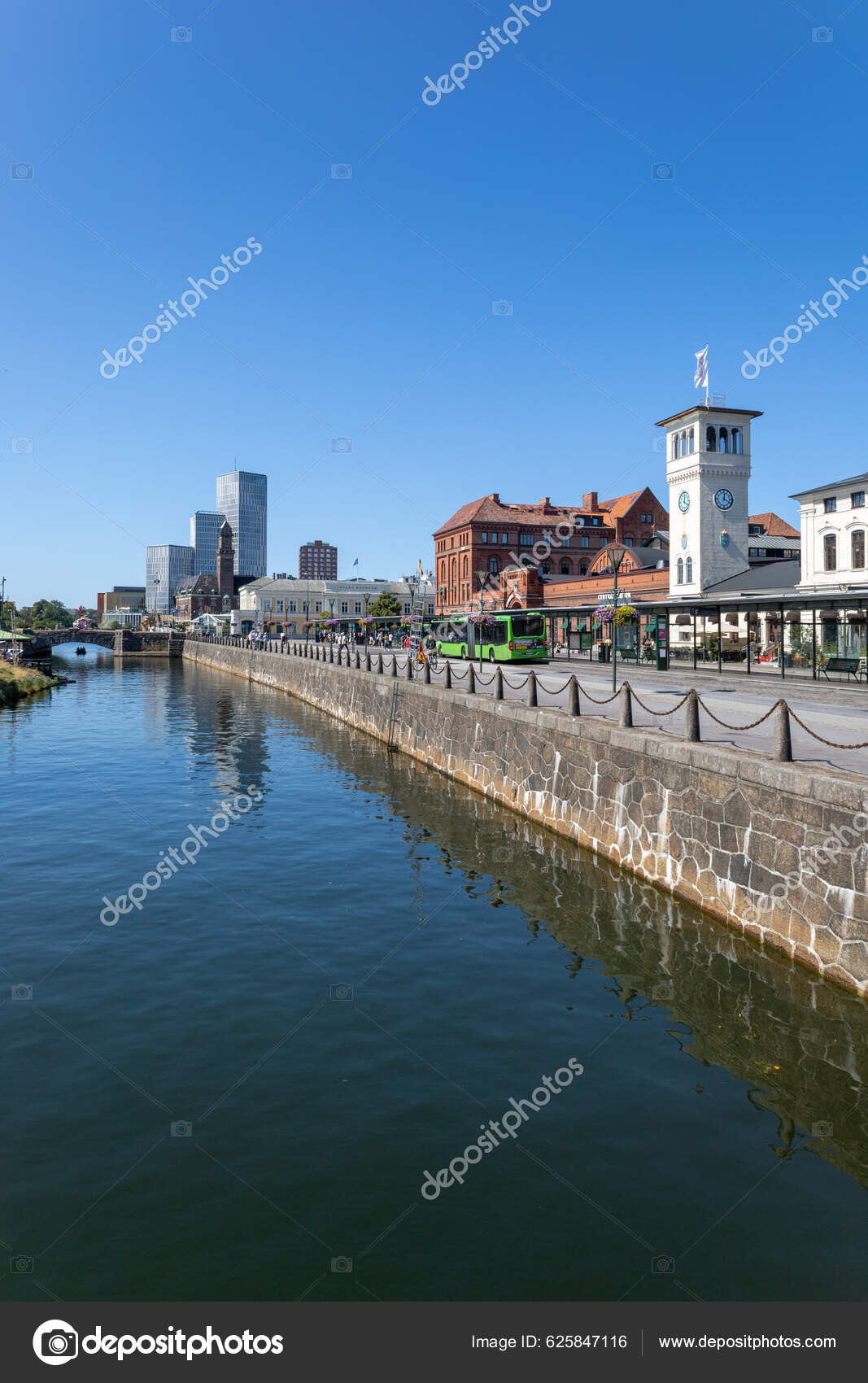 View Central Station Buses Trains Malmo – Stock Editorial Photo ...