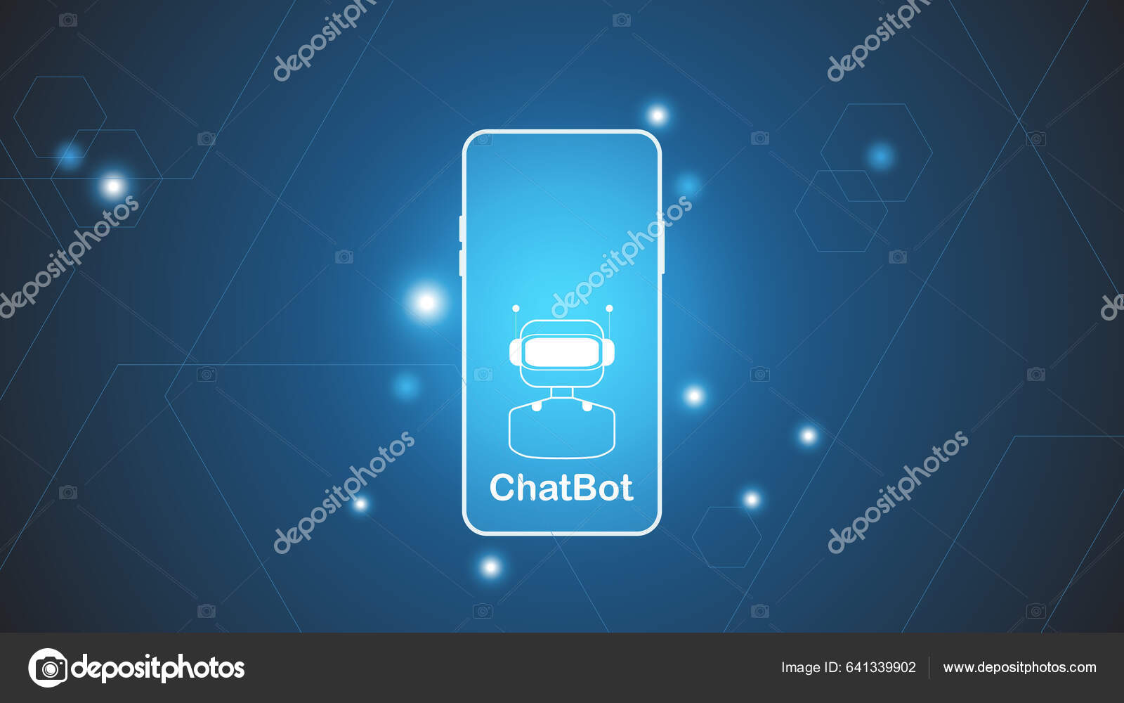 Chatbot Tecnologia Inteligência Artificial Hitech Conceito Chatbot ...