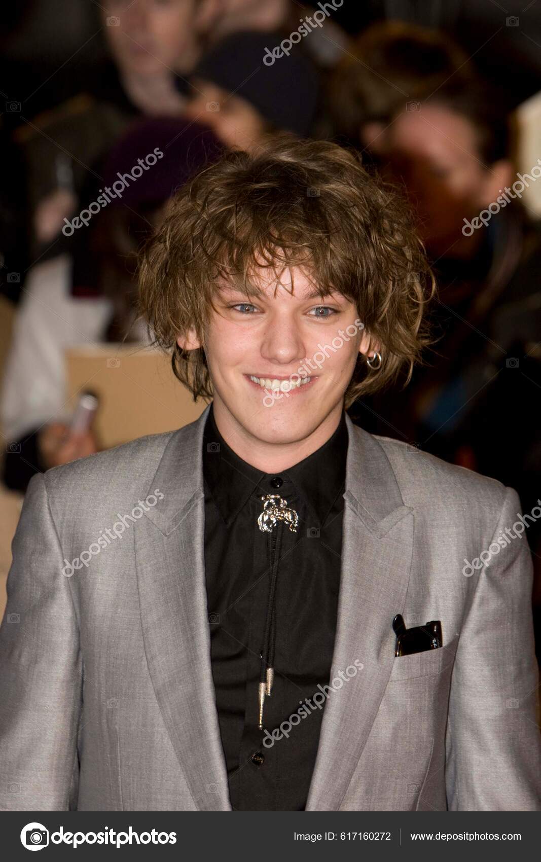 Jamie Campbell Bower Arrival European Premiere 'Sweeney Todd' Odeon ...