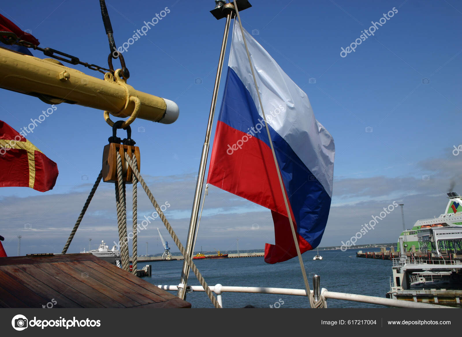 Russian Flag Sailing Vessel – Stock Editorial Photo © YAY_Images #617217004