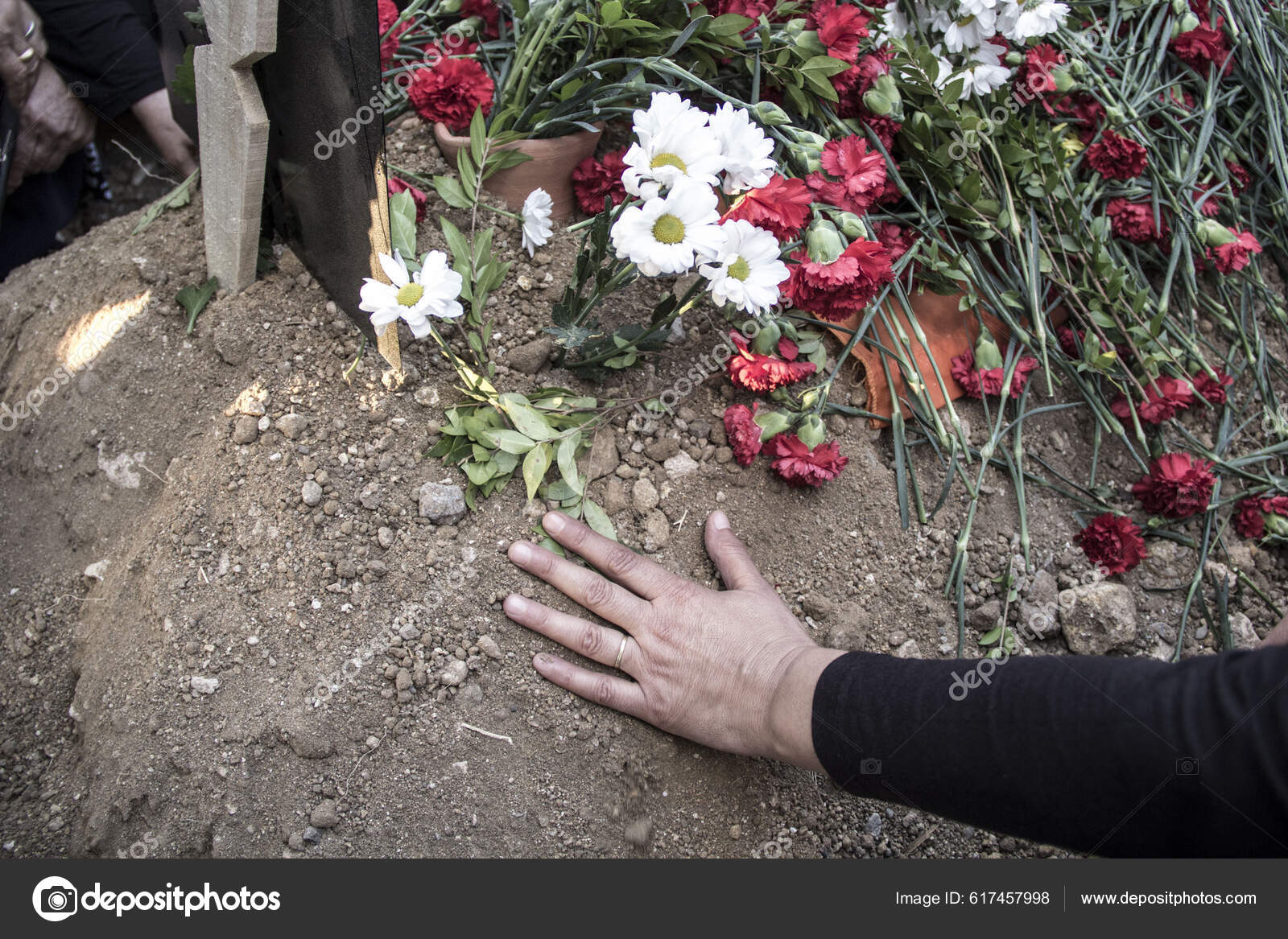 Editorial Image Funeral Ceremony Ankara Blast Izmir Turkey — Stock ...