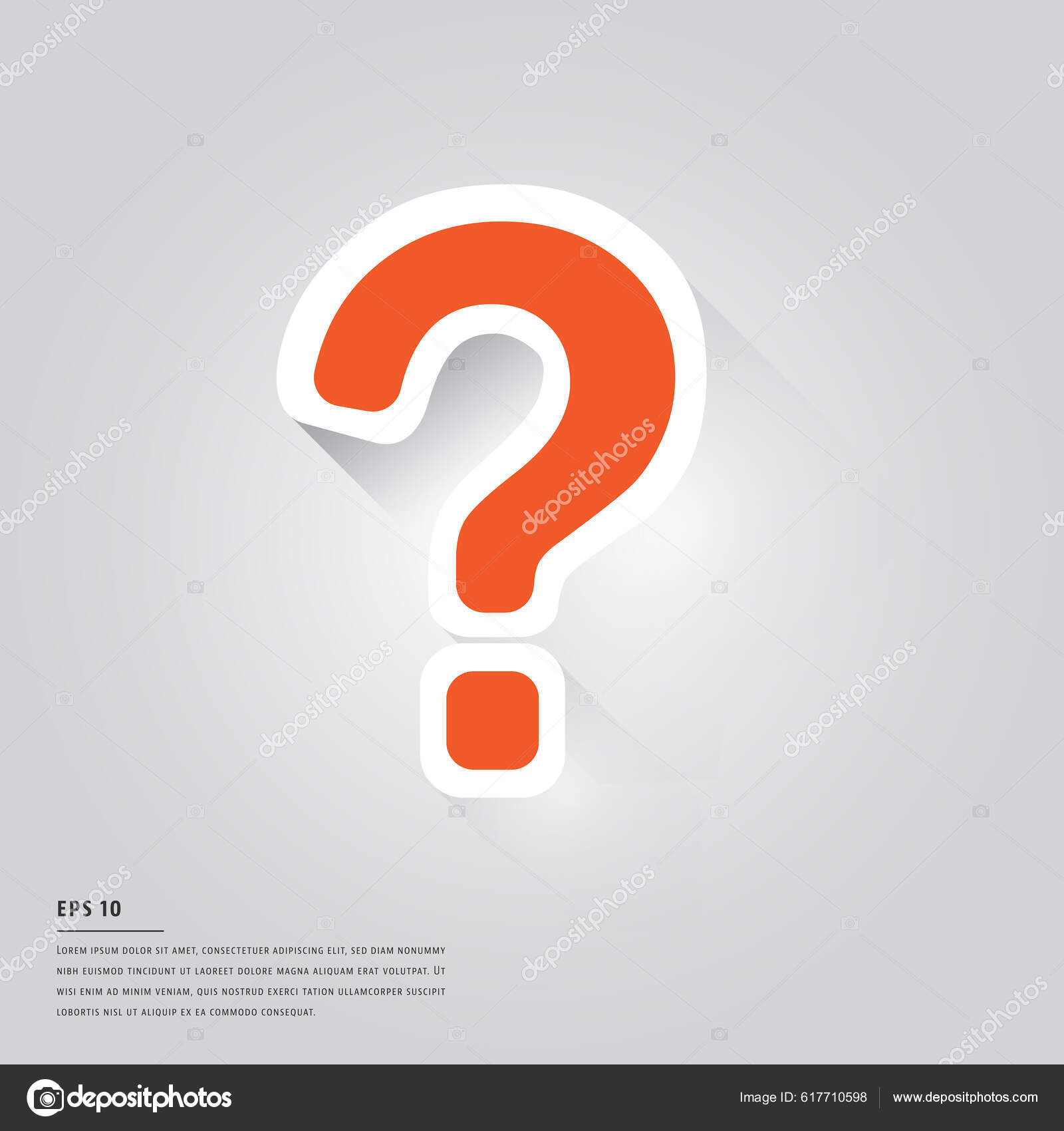 Text Orange Colored Question Mark — Stock Photo © YAY_Images #617710598