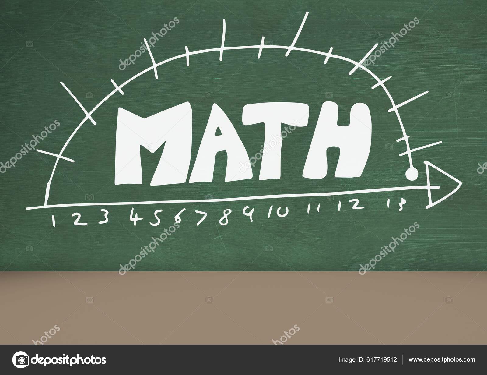 Math Text Green Blackboard — Stock Photo © YAY_Images #617719512