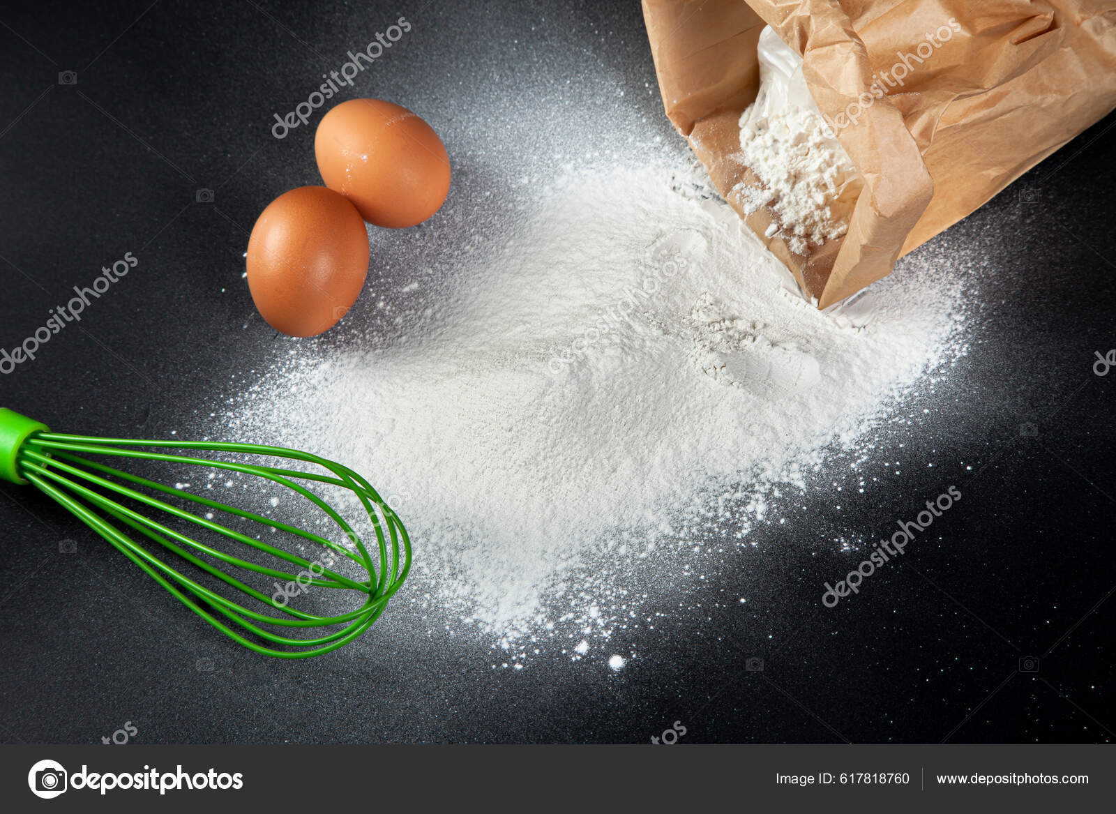 Flour Texture Cooking Table Background Stock Photo by ©YAY_Images 617818760