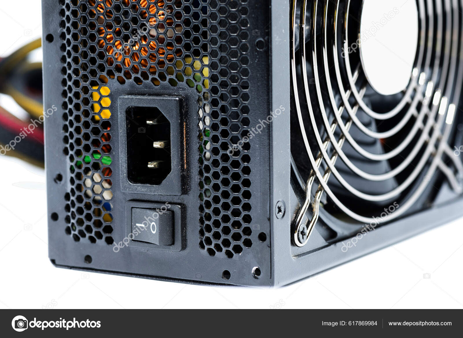 Close Power Supply Unit Connection Plug Switch Iso Stock Photo by ©YAY ...