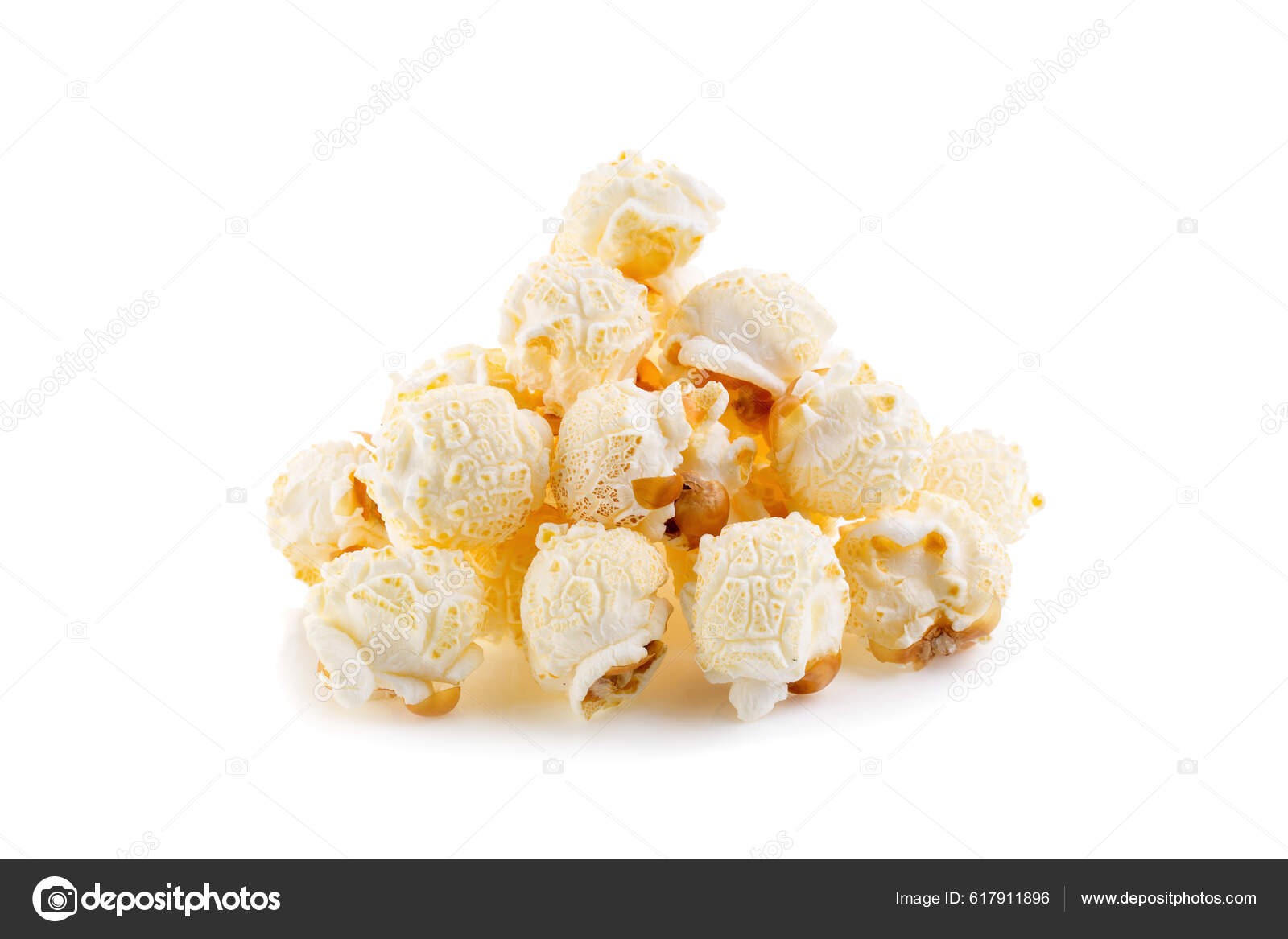 Close Popcorn Isolated White Background — Stock Photo © YAY_Images ...