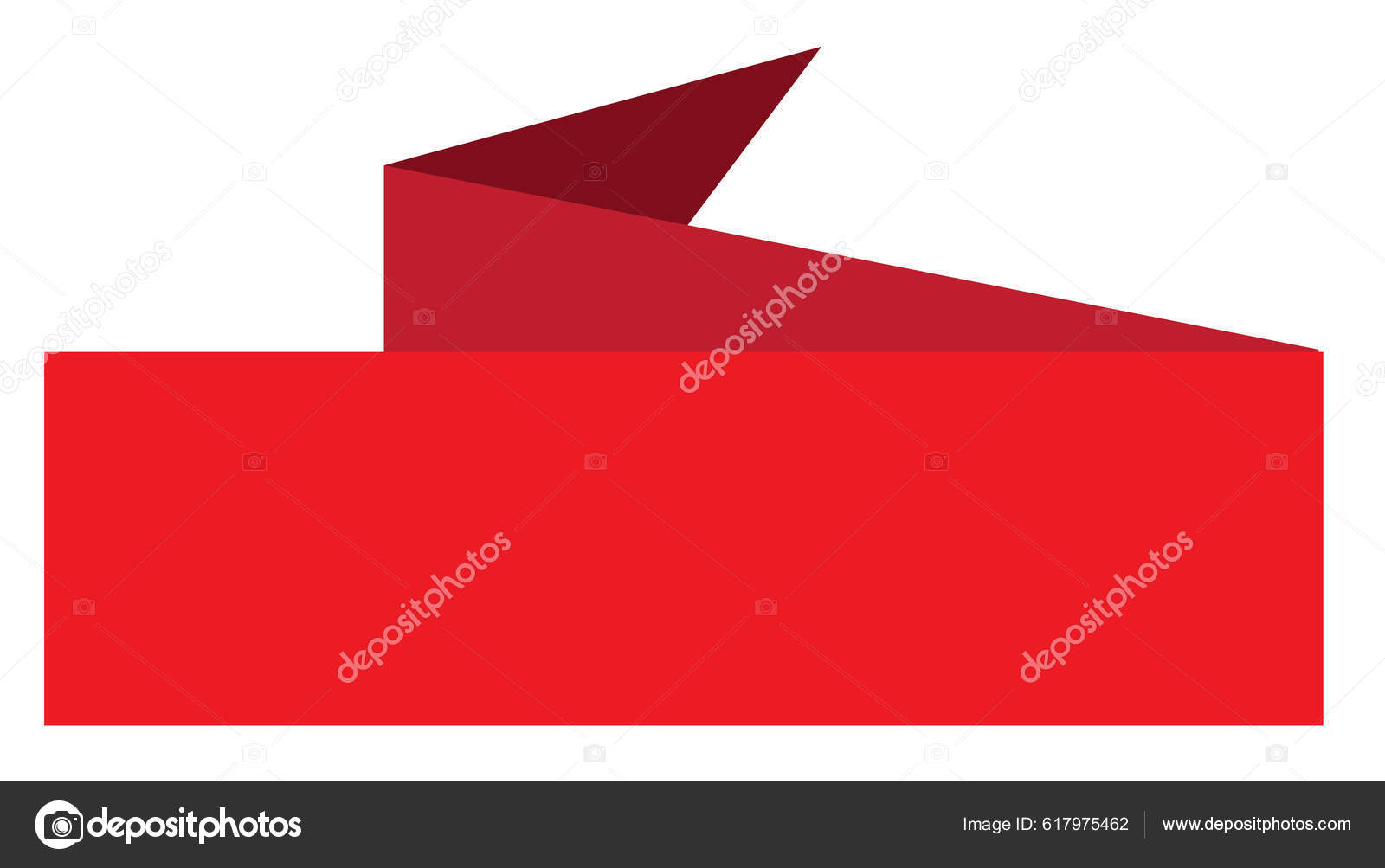 Red Banner Ribbon Icon White Background Stock Photo by ©YAY_Images ...