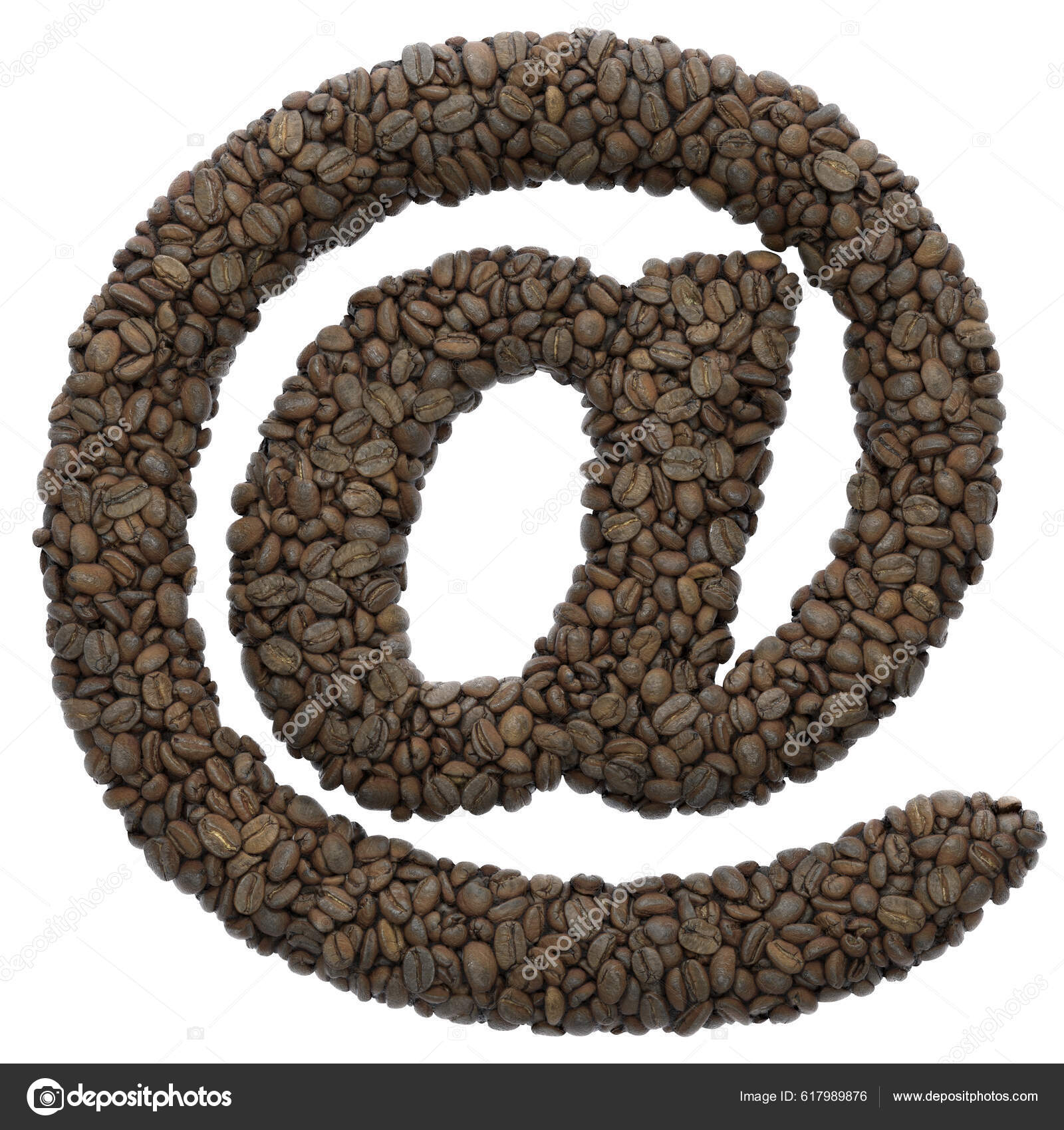Coffee Email Sign Sign Roasted Beans Symbol Suitable Coffee Energy ...