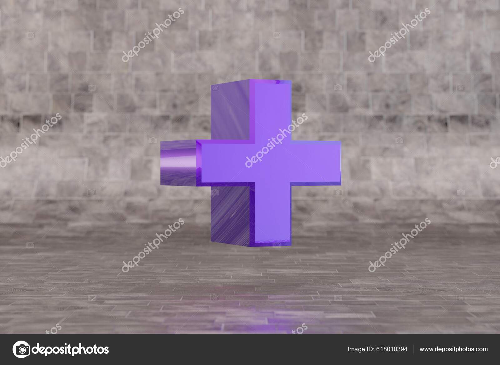 Violet Symbol Glossy Indigo Sign Tile Background Rendered Font ...