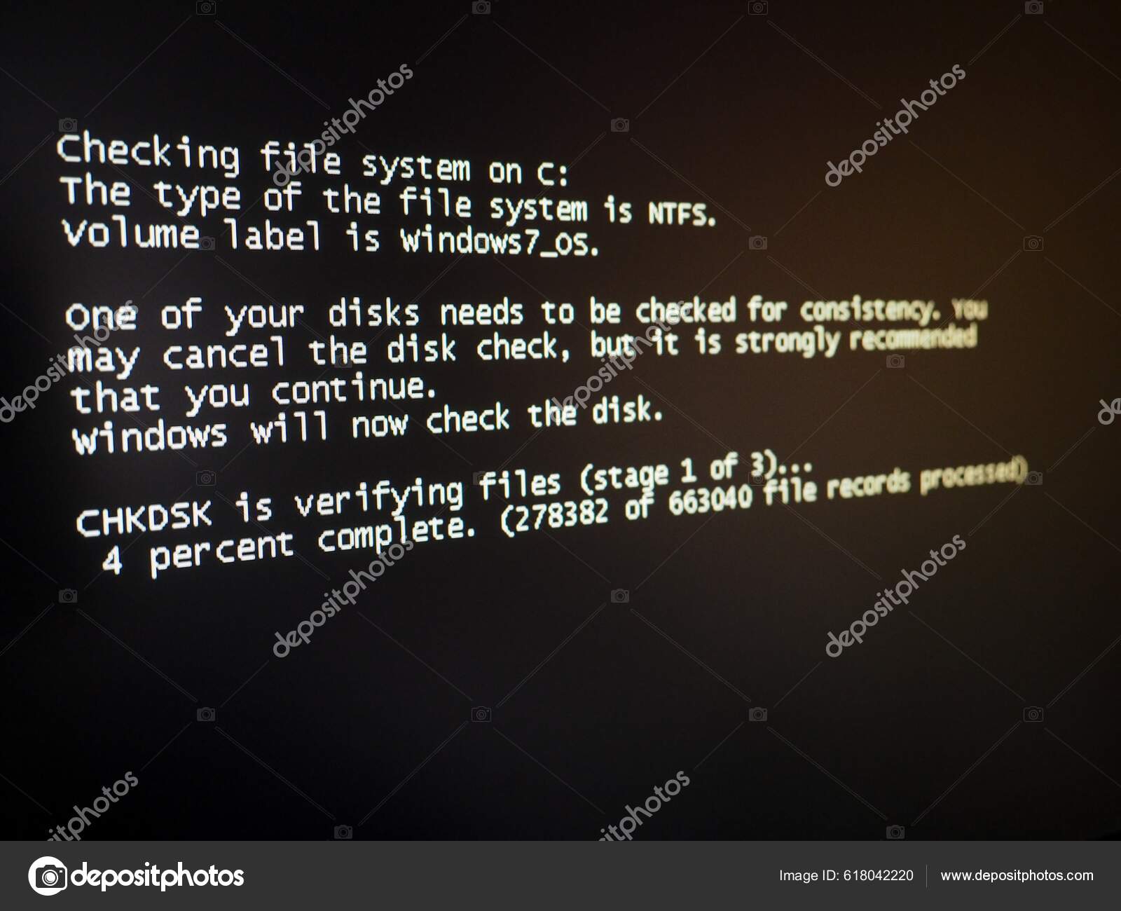Windows Check Disk — Stock Photo © YAY_Images #618042220