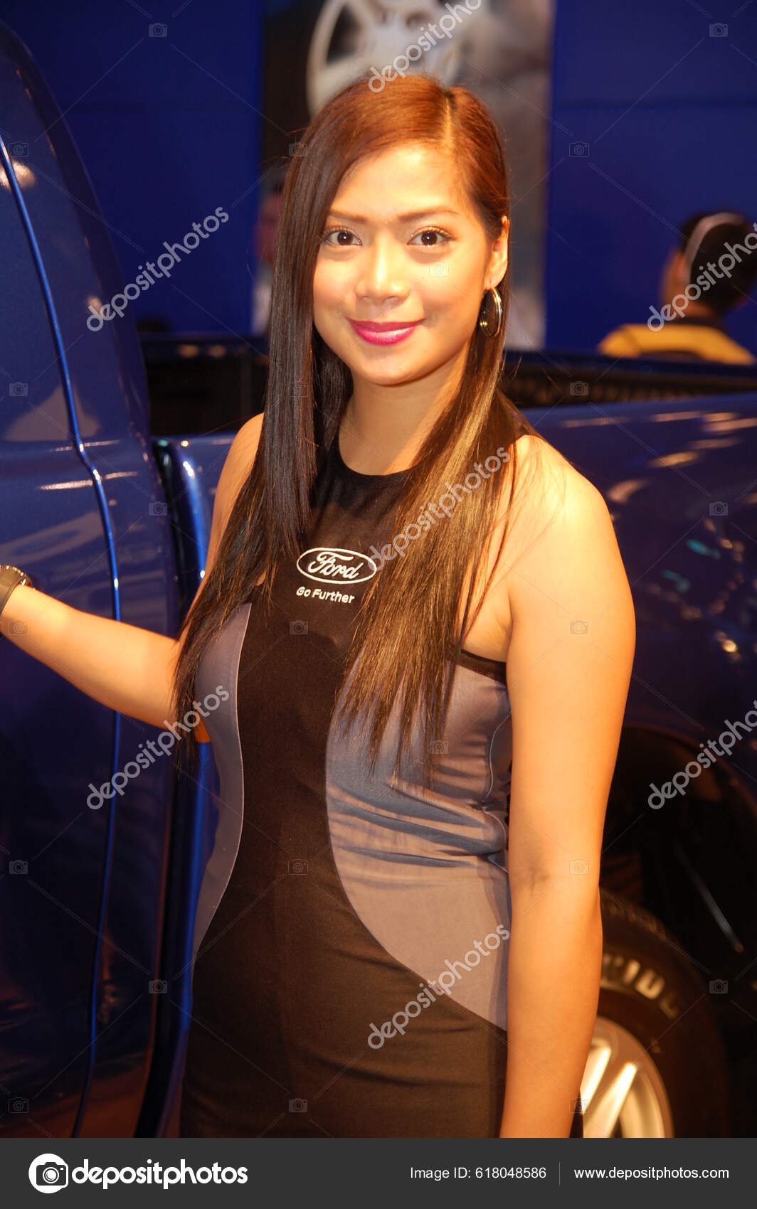 Ford Female Model 8Th Manila International Auto Show Pasay – Stock ...