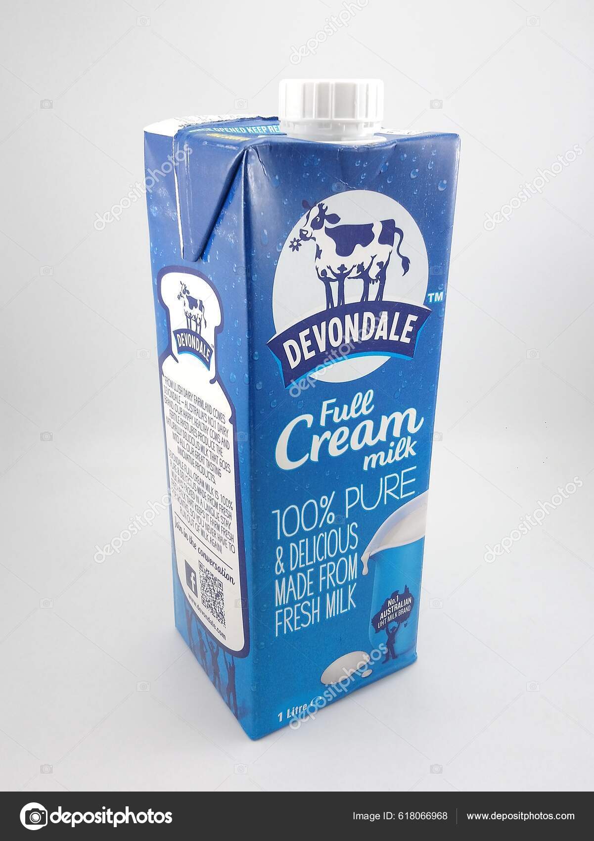 Devondale Full Cream Fresh Milk Carton Philippines – Stock Editorial ...