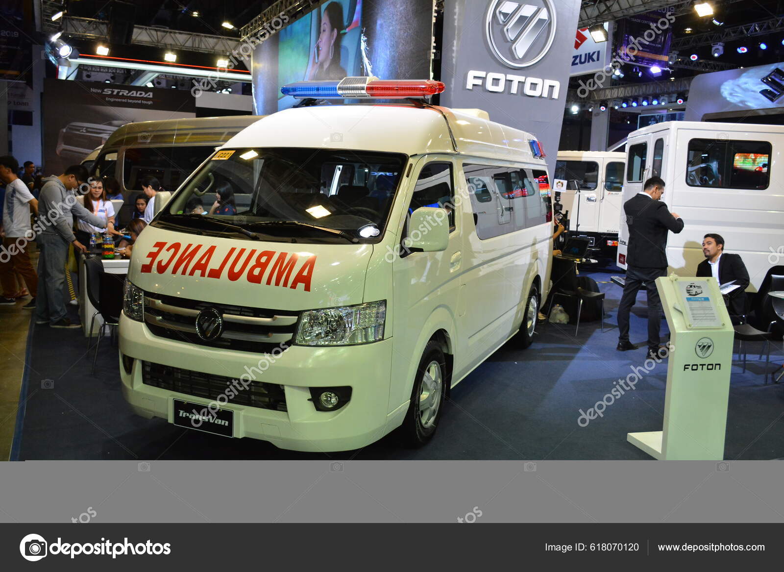 Foton Transvan Van Philippine International Motor Show — Stock ...