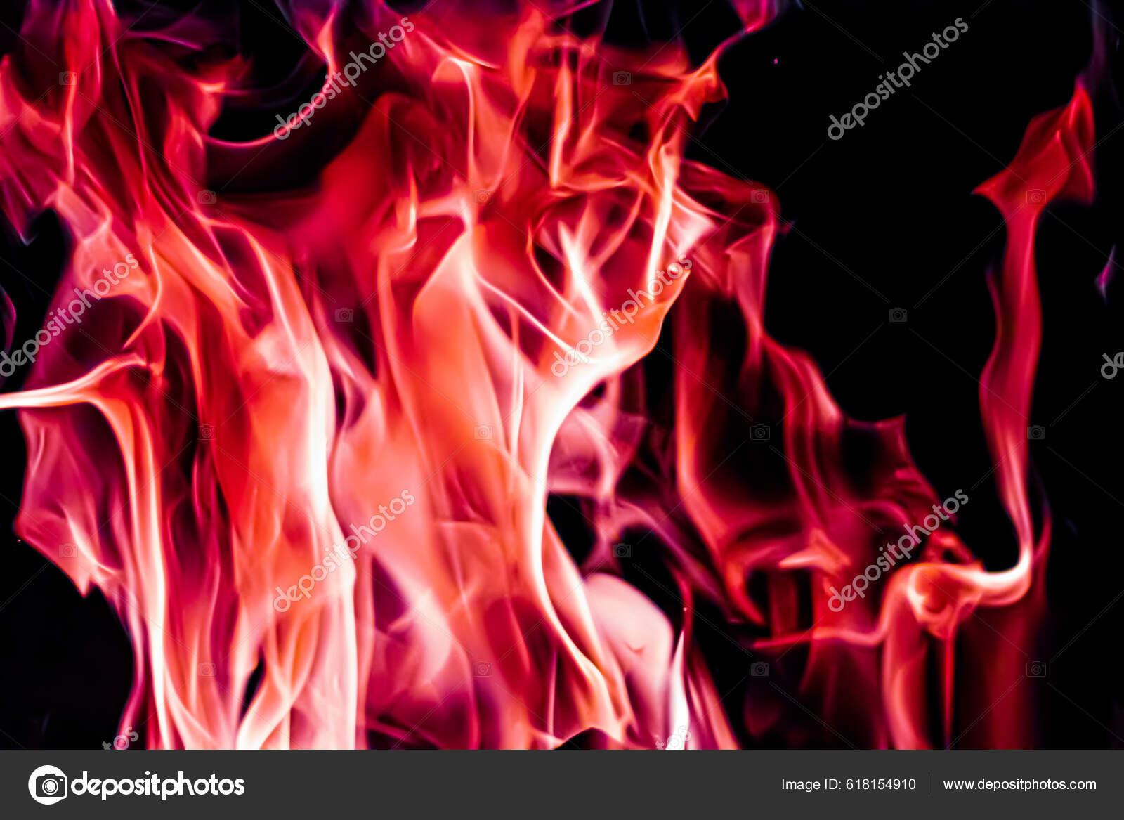 Red Fire Flames Nature Element Abstract Background — Stock Photo © YAY ...