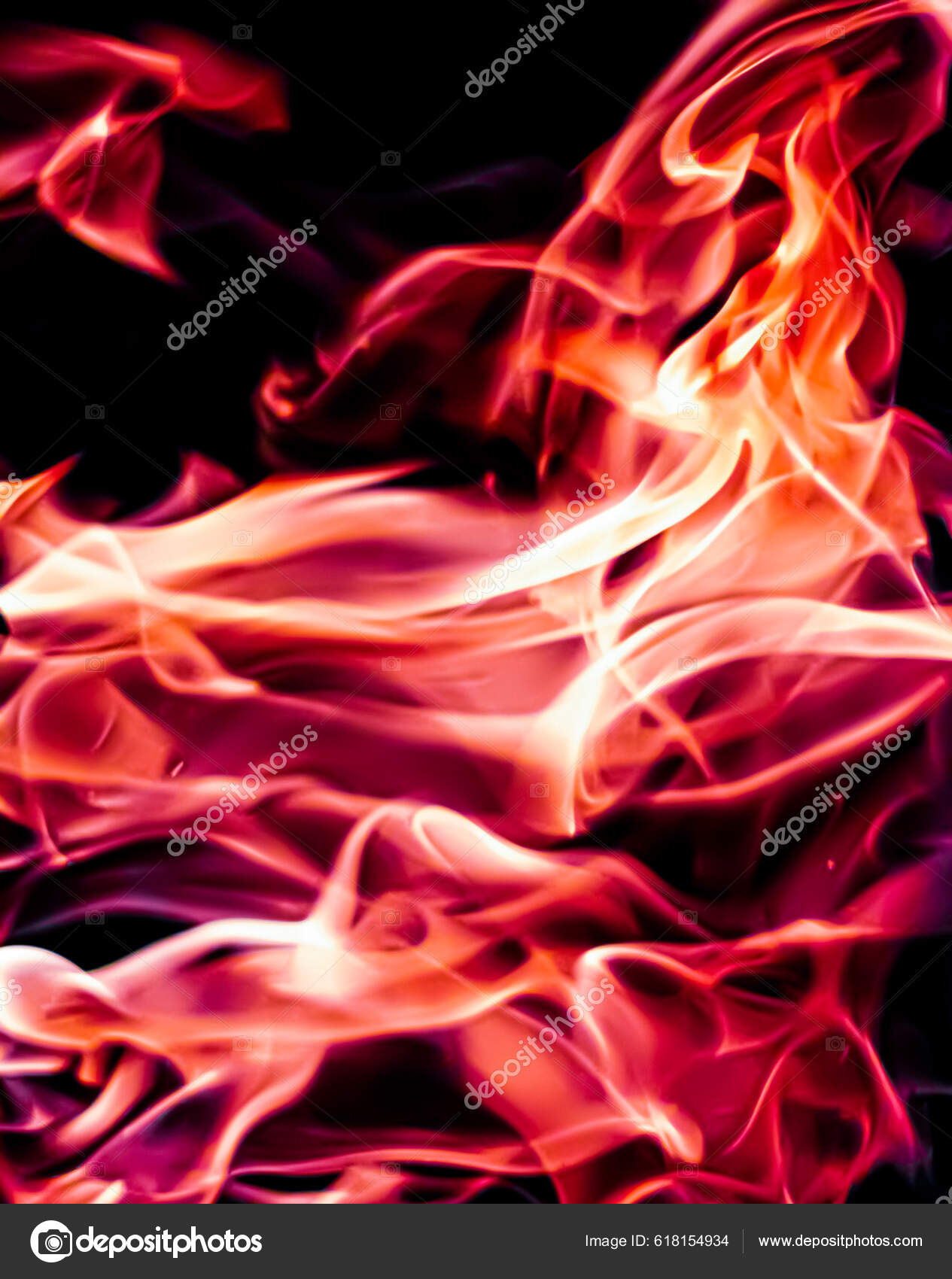 Red Fire Flames Nature Element Abstract Background — Stock Photo © YAY ...