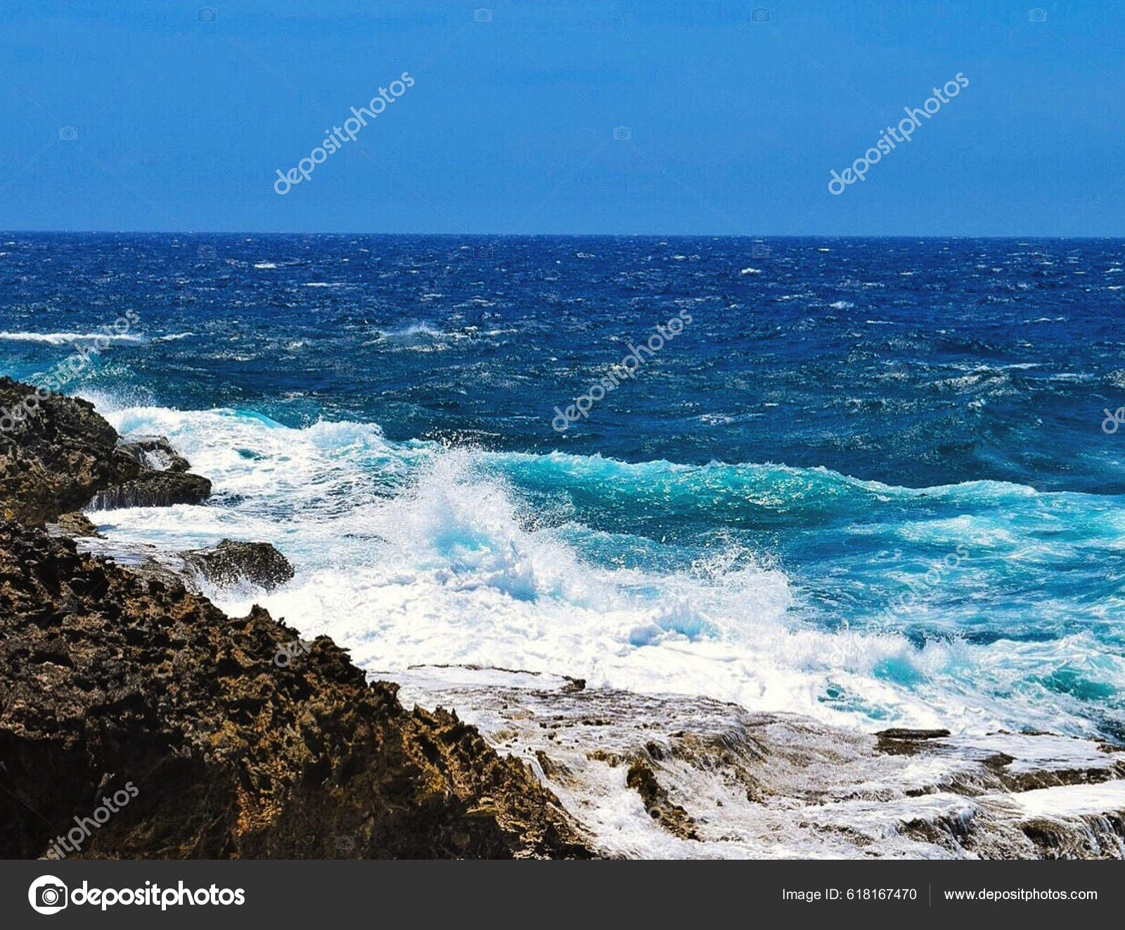 Beautiful Nature Seascape Curacao — Stock Photo © YAY_Images #618167470
