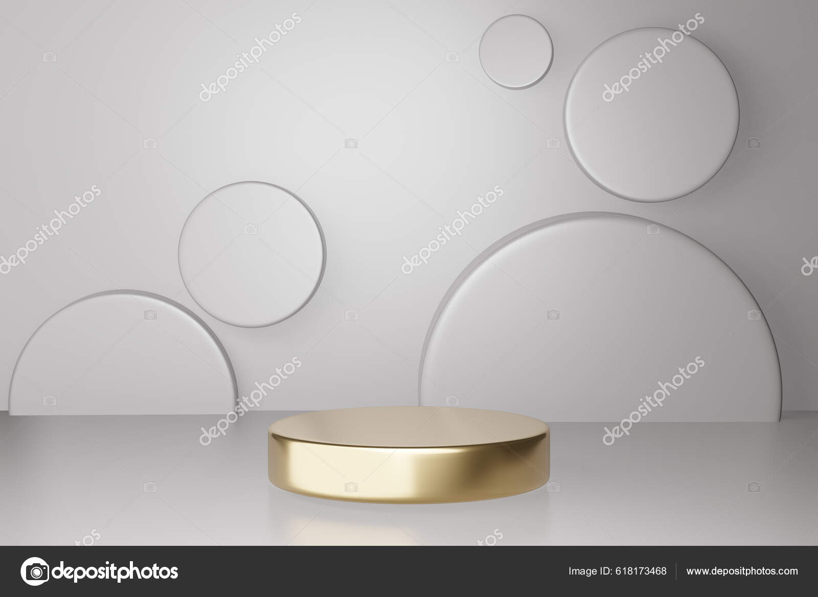 Rendered Studio Mock Background Product Presentation — Stock Photo ...