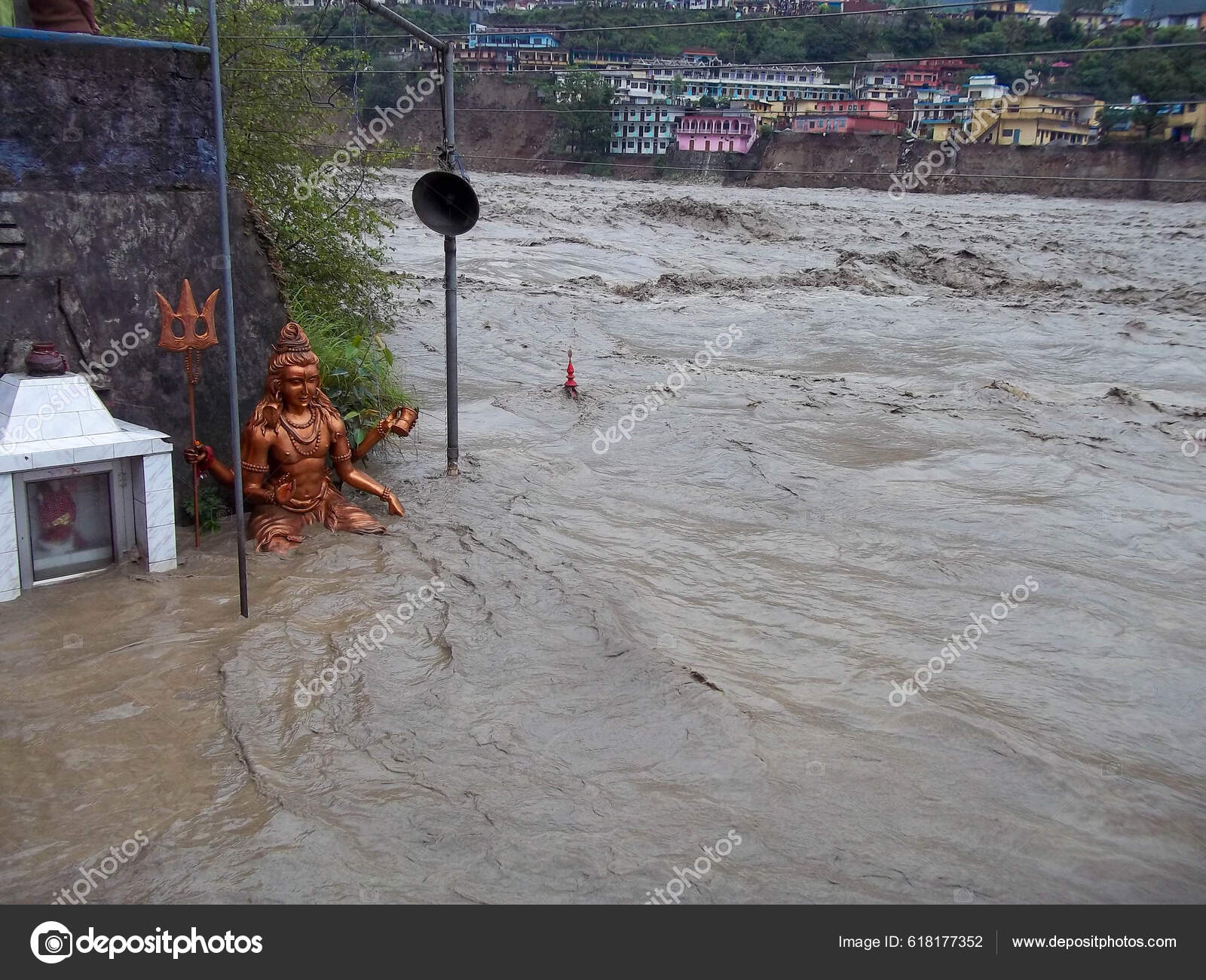 Himalayan Tsunami Disaster Flood Ganges India — Stock Photo © YAY ...