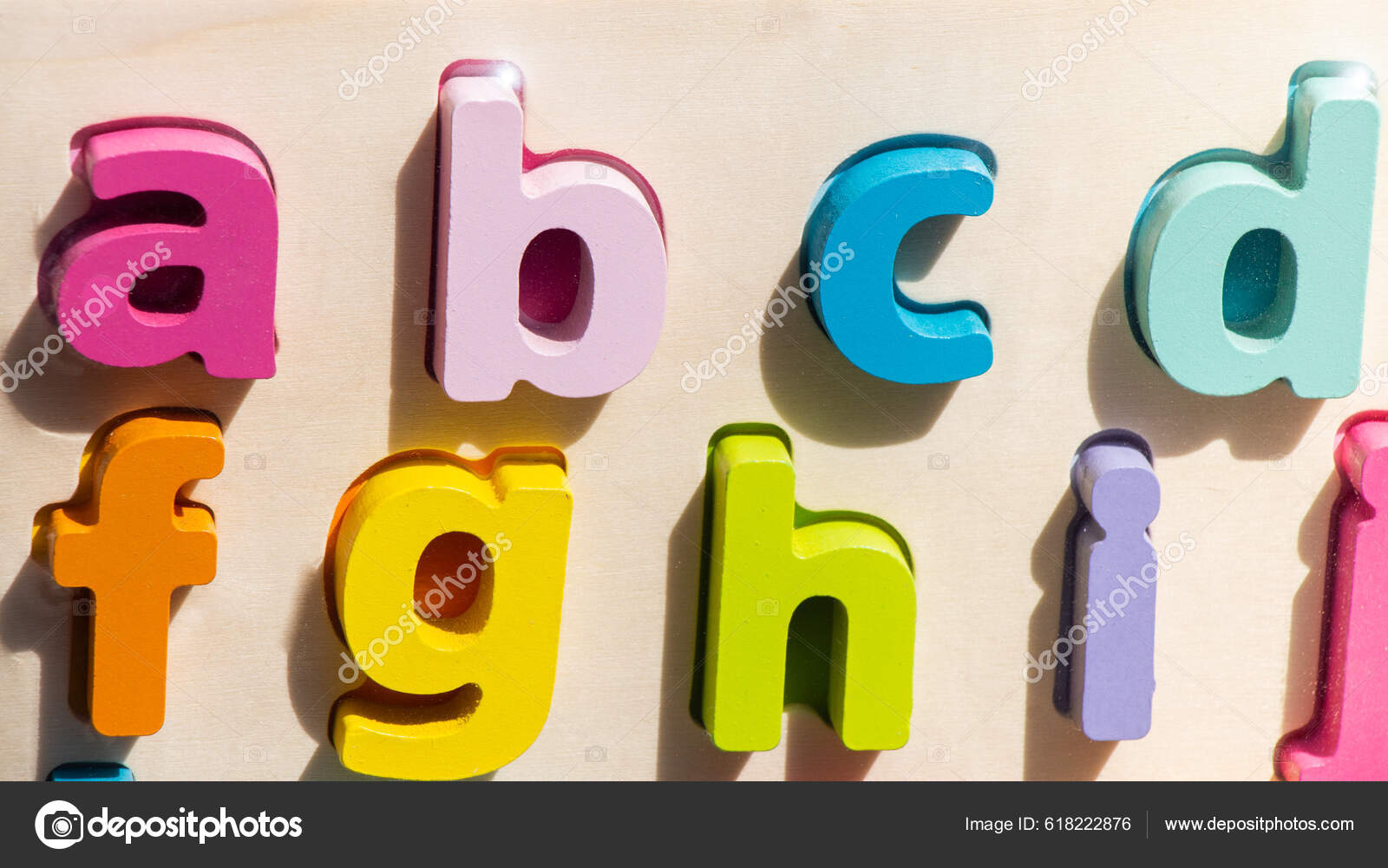 Wooden Alphabet Letters Learning Concept — Stock Photo © YAY_Images ...