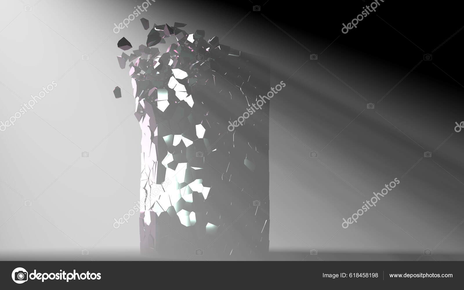 Destruction Structure Collapse Architecture Metal Box Broken Many ...