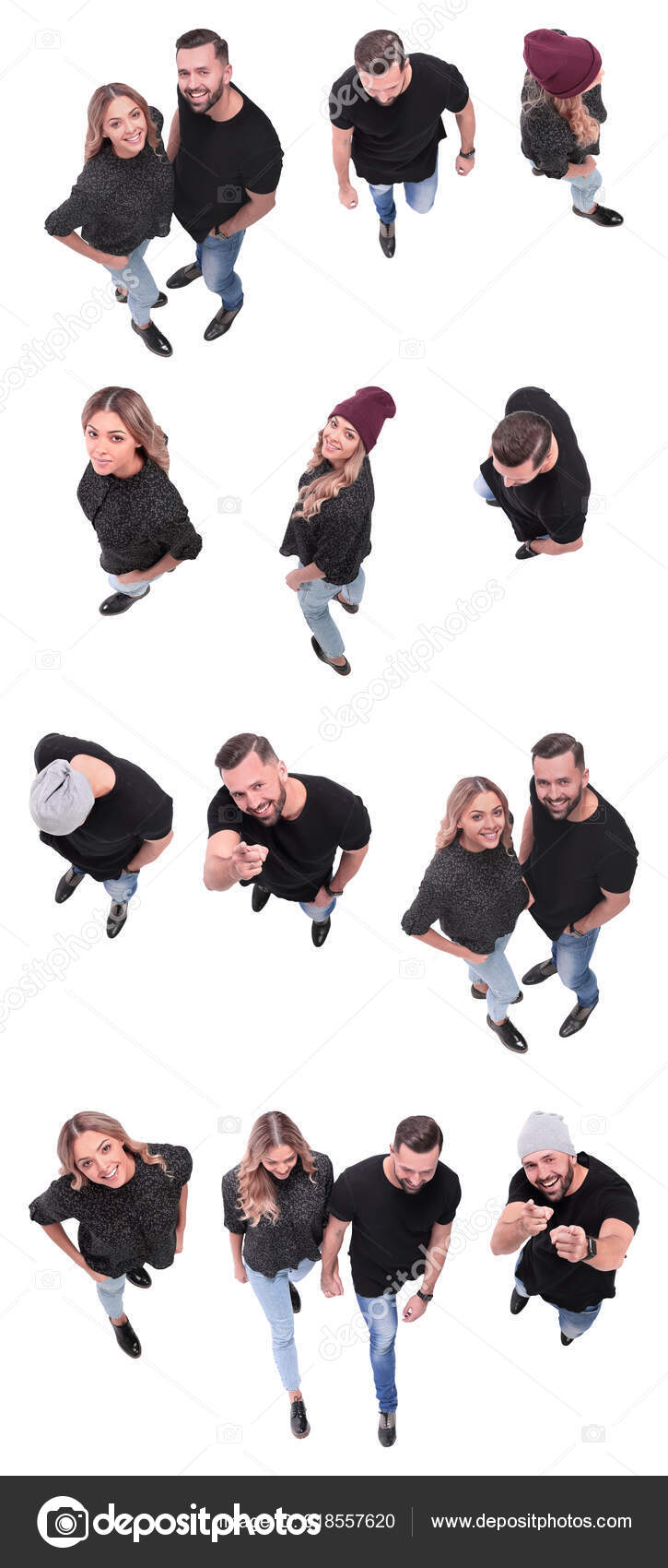 Top View Image Modern Different Young People — Stock Photo © YAY_Images ...