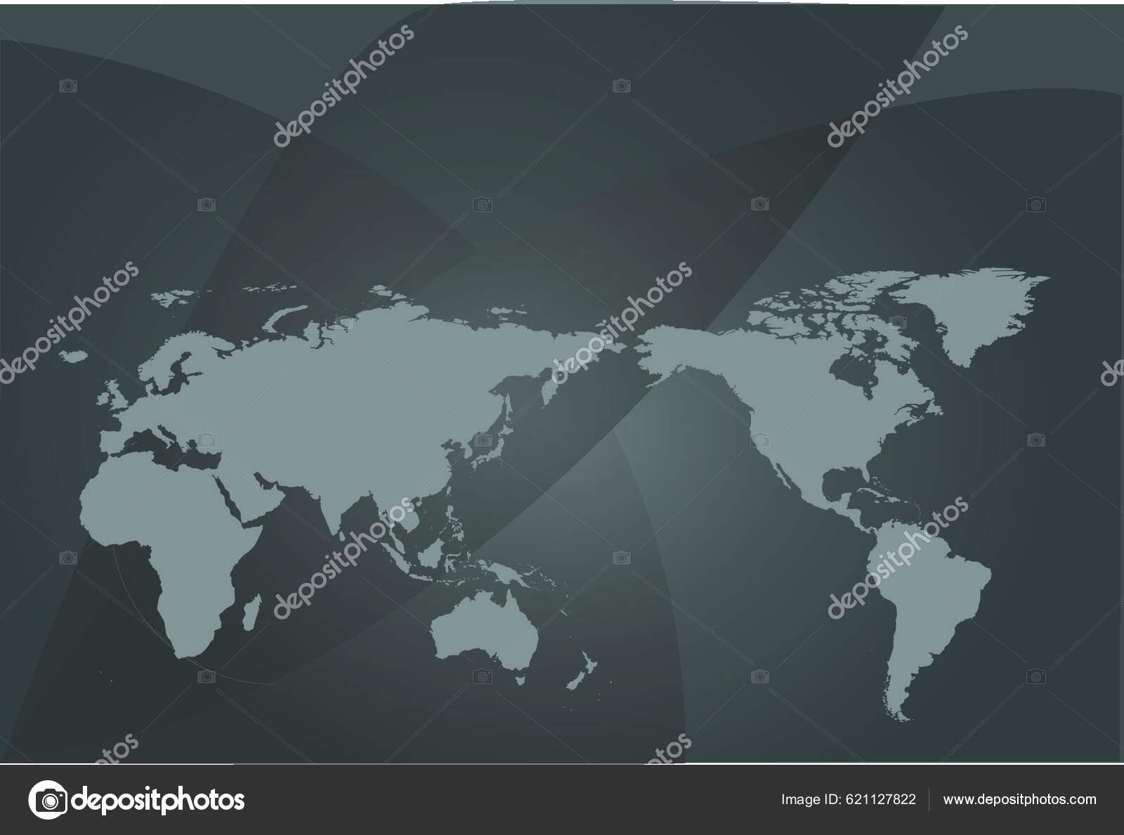 Vector Illustration World Map Stock Vector by ©YAY_Images 621127822