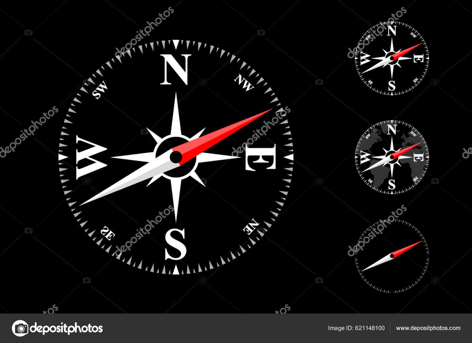 Compass Graphic Vector Background Stock Vector by ©YAY_Images 621148100