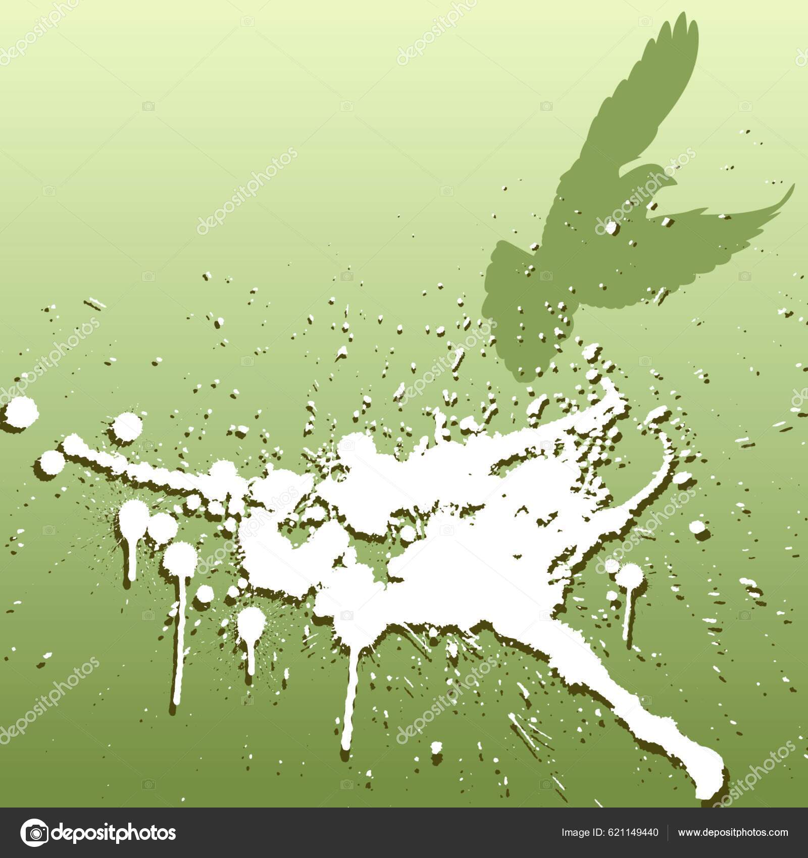 Pájaro Splat Vector Colorido Ilustración Vector de stock por ©YAY ...