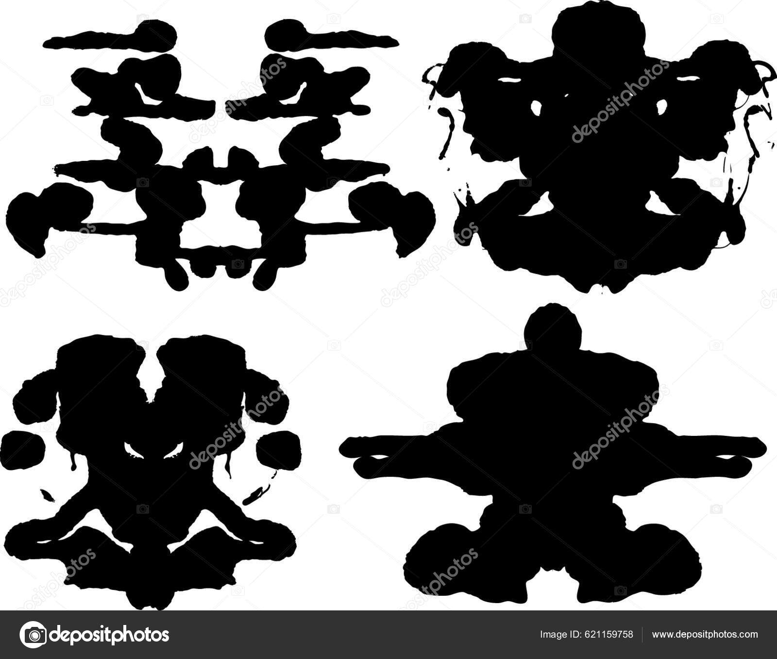 Prueba Inkblot Ilustración Vectorial Simple Vector de stock por ©YAY ...