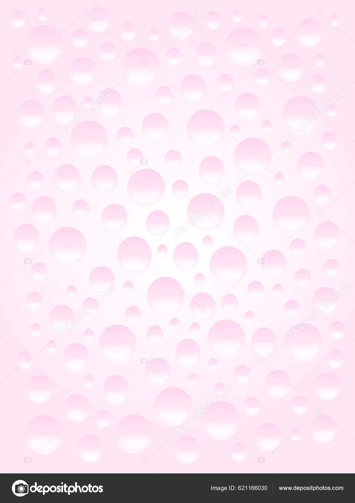 Pink Rain Drops Background Stock Vector by ©YAY_Images 621166030