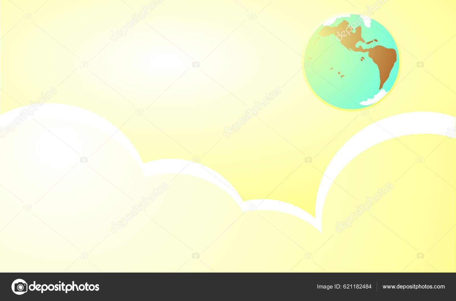 Earth Background Vector Simple Design Stock Vector by ©YAY_Images 621182484