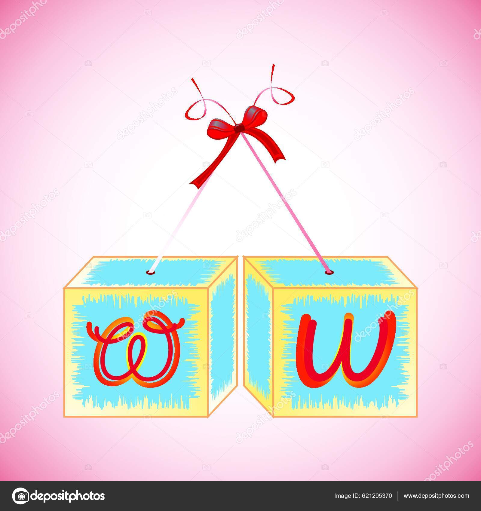 Cartoon Style Cubes Font Simple Design Vector Stock Vector by ©YAY ...