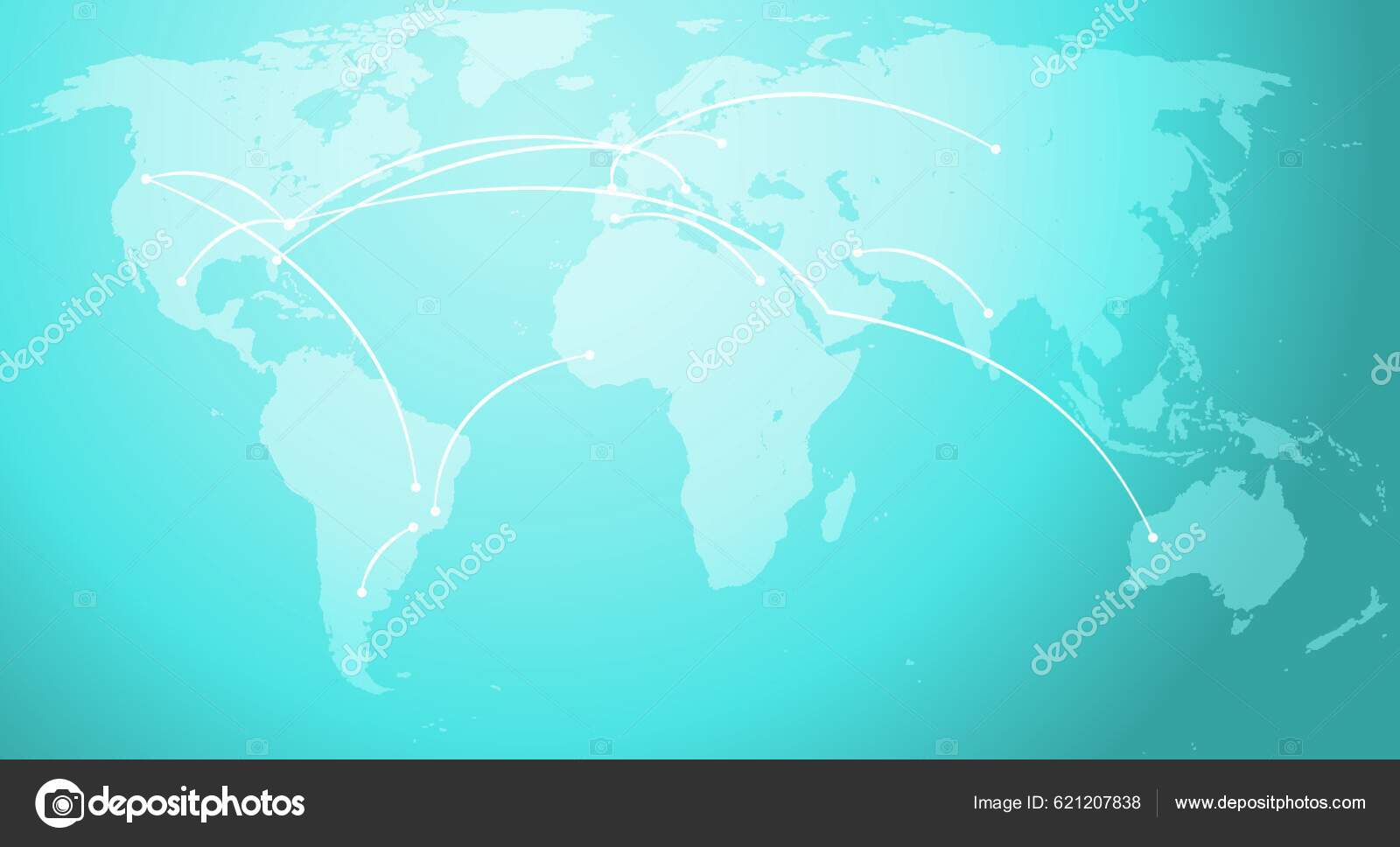 Mapa Con Ruta Ilustración Vectorial Gráfica Vector de stock por ©YAY ...