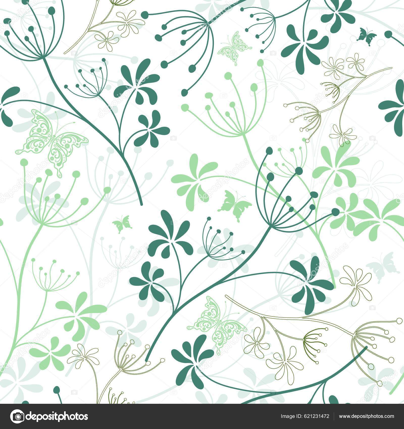 Floral Pattern Design Background Stock Vector by ©YAY_Images 621231472