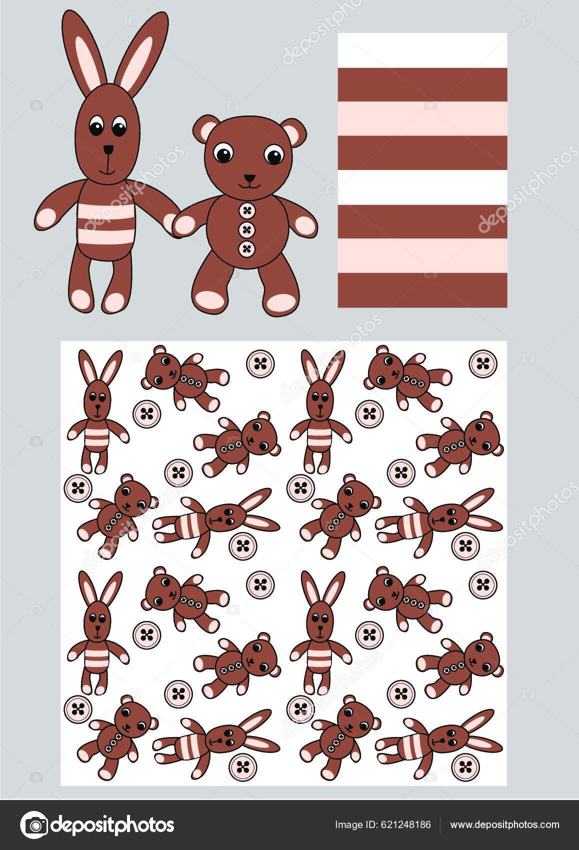 Three Different Patterns Vector Illustration Stock Vector by ©YAY ...