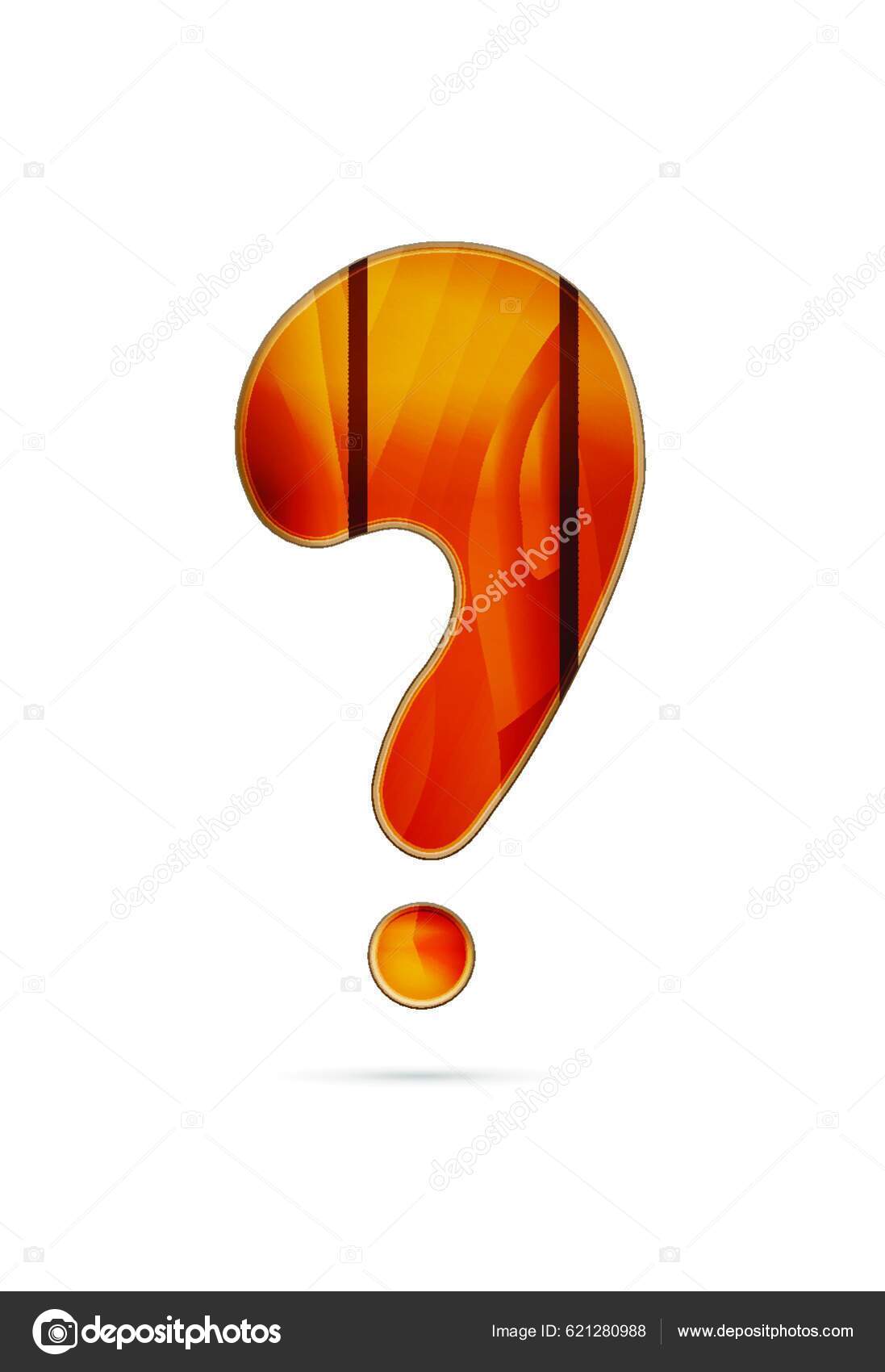 Icono Del Signo Interrogación Ilustración Simple Web Vector de stock por ©YAY_Images 621280988